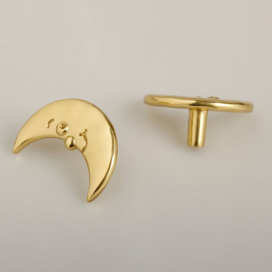 Moon Brass Knobs Kitchen Pulls and Knobs Cabinet Handles Knobs Nordic ...