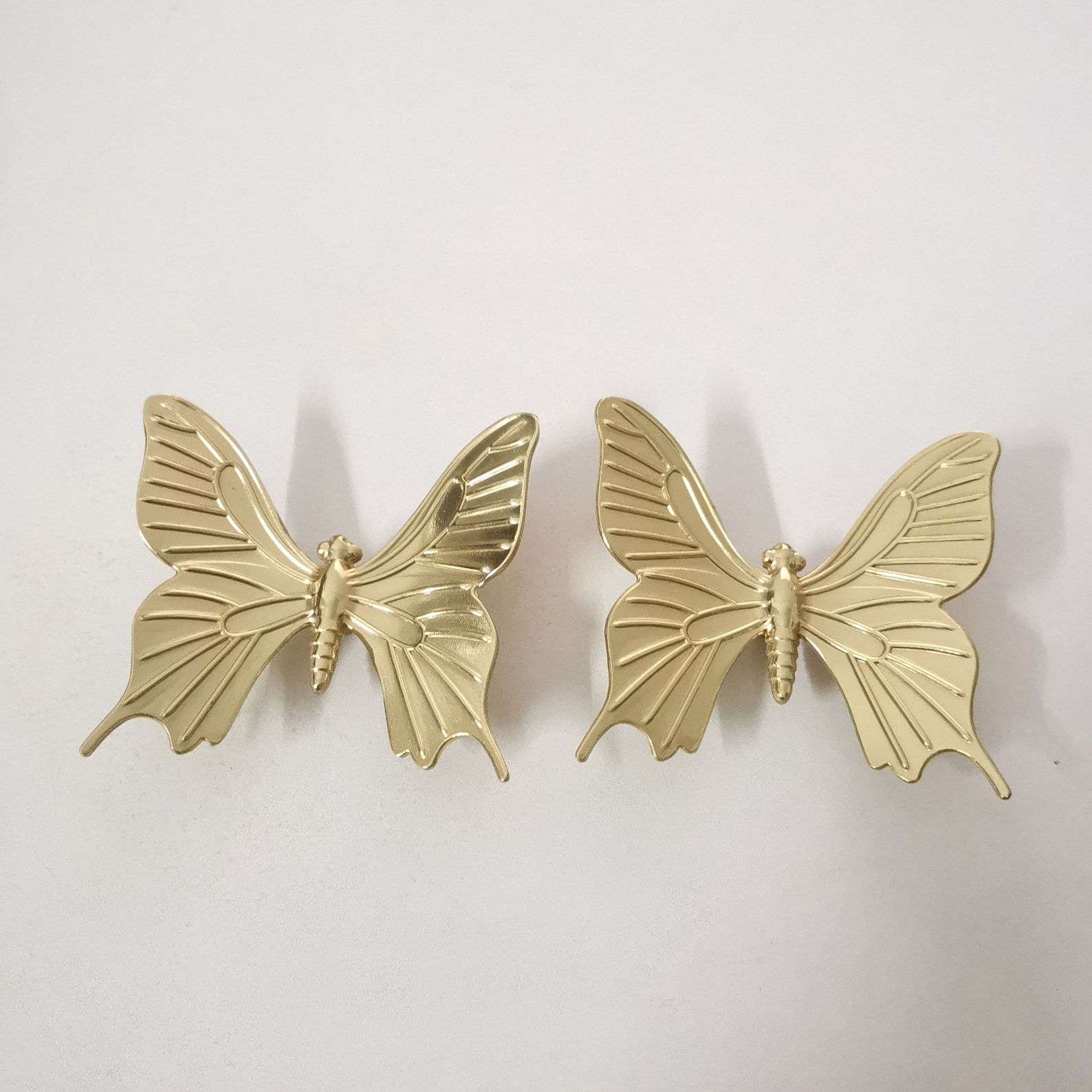Solid Brass Butterfly Drawer Knobs Cabinet Handles Knobs for - Etsy