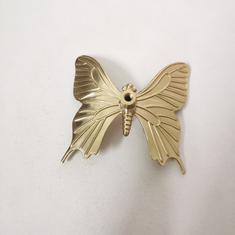 Solid Brass Butterfly Drawer Knobs Cabinet Handles Knobs for - Etsy