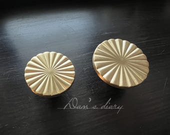 Solid Brass Drawer Knobs Pulls Hammer Dresser Knobs Kitchen Cabinet Pulls Handle Door Knob Pulls ...