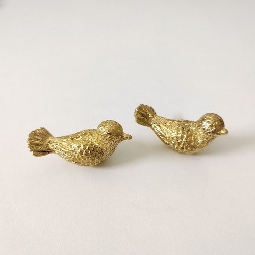 Solid Brass Leaf Knobs Cabinet Pull Knobs Gold Leaves Dresser - Etsy