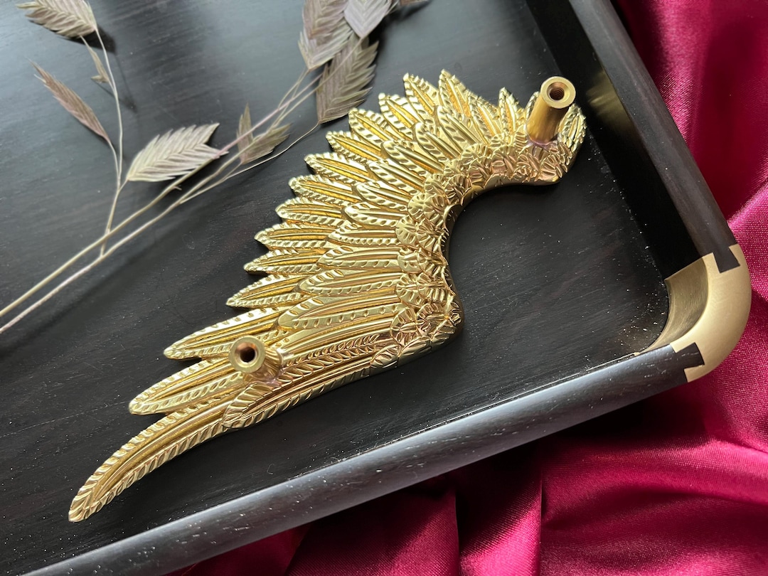 Brass Wing Knobs Kitchen Pulls and Knobs Cabinet Handles Knobs Nordic Style Drawer Knobs Pulls ...