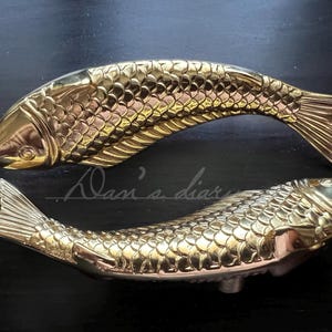 Fish Brass Knobs Kitchen Pulls and Knobs Cabinet Handles Knobs Nordic Style Drawer Knobs Pulls ...
