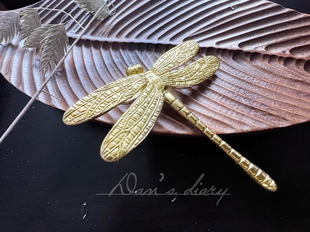 Dragonfly Brass Knobs Kitchen Pulls and Knobs Cabinet Handles Knobs Nordic Style Drawer Knobs ...
