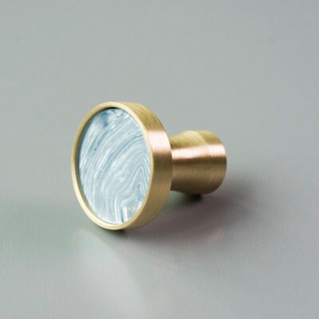 Shell Brass Knobs Cabinet Knobs Creative Brass Wardrobe Knobs Cabinet ...