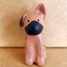 German Shepherd Puppy Mini-figure / Customizable Clay Dog Figurine ...