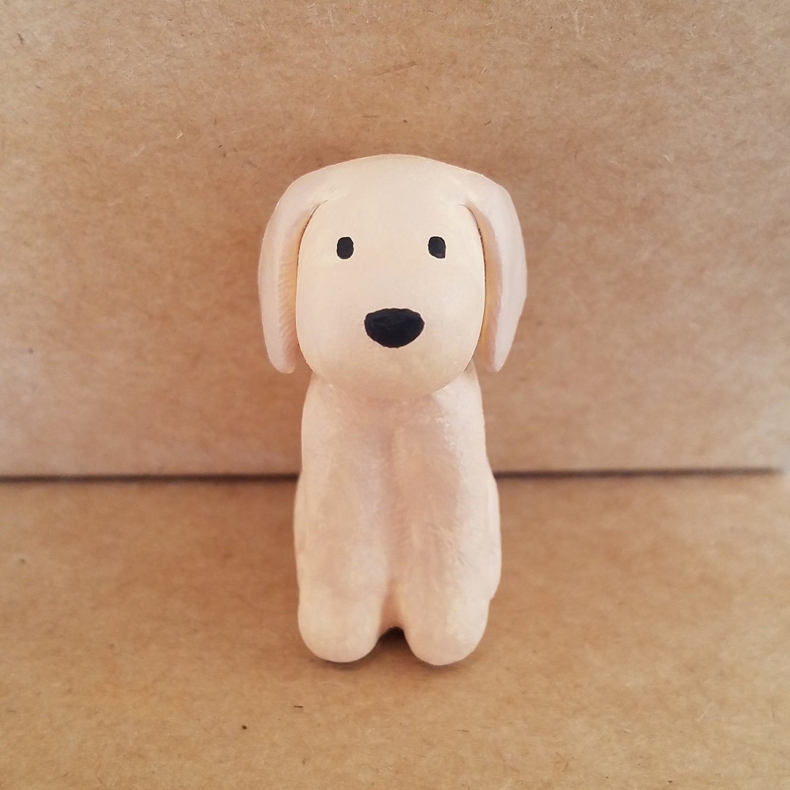 Golden Retriever Puppy Mini-figure / Customizable Clay Dog Figurine ...