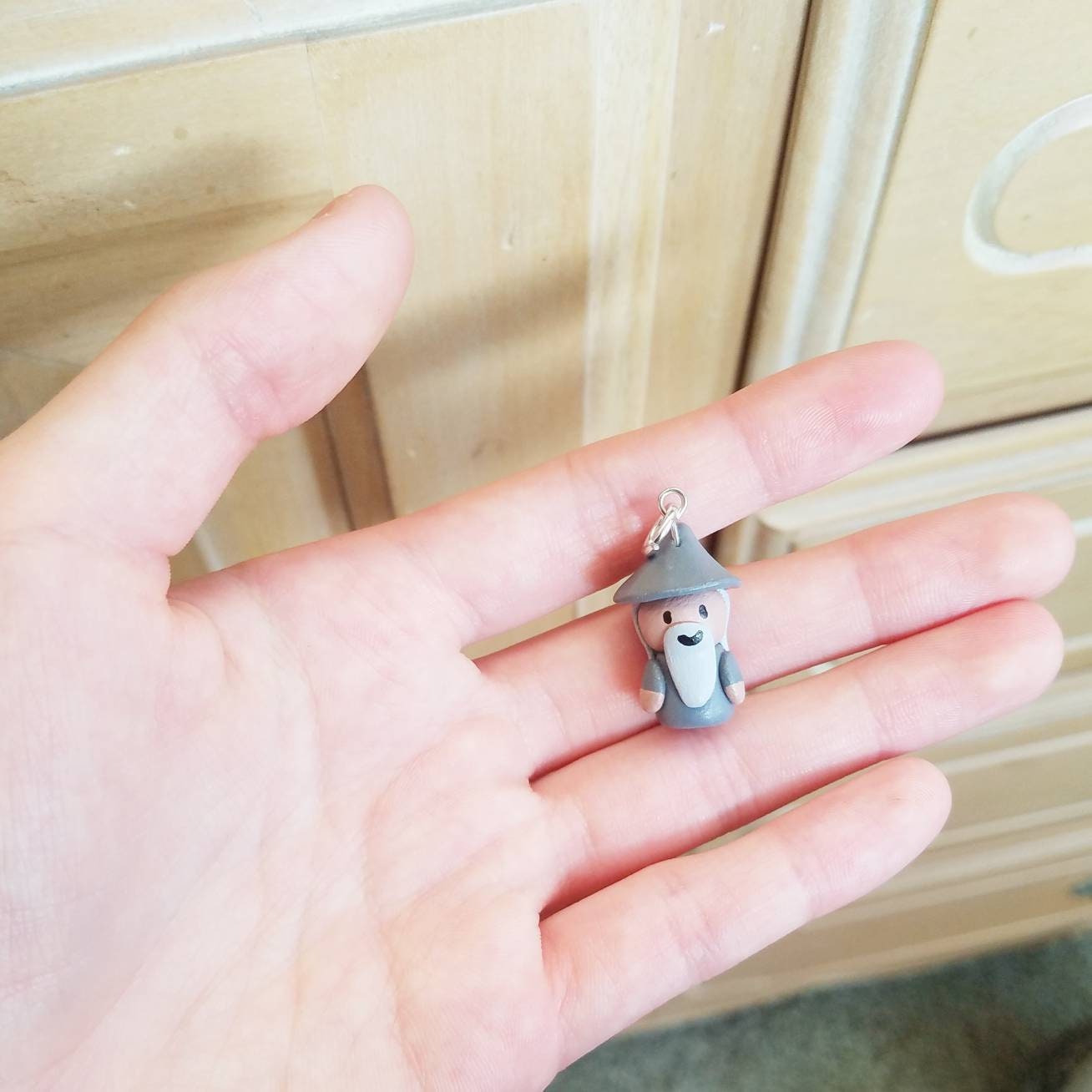 Mini Gandalf Clay Charm / Pendant / Earring / LOTR / Lord of the Rings ...