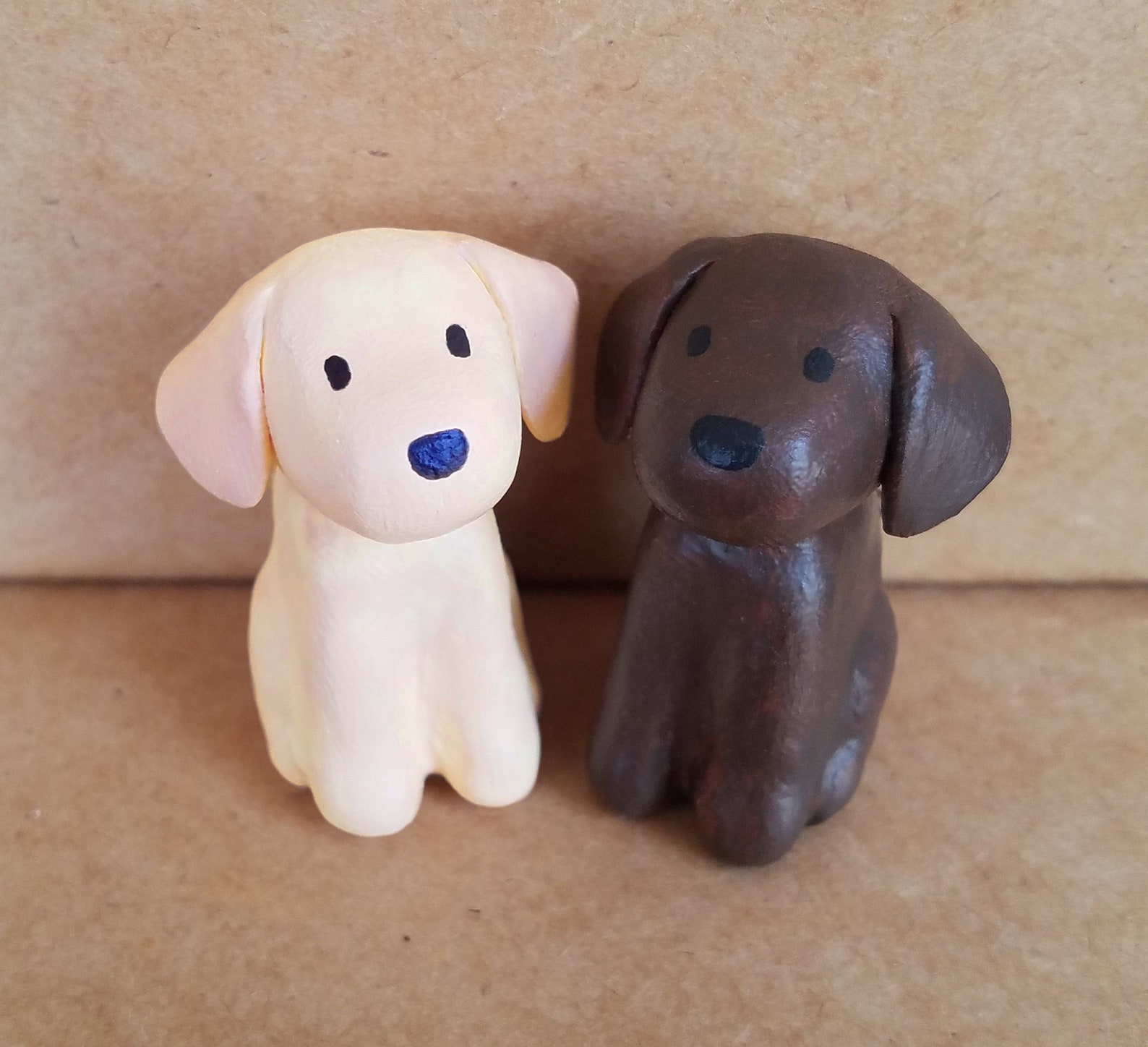 Labrador Retriever Puppy Mini-figure / Customizable Clay Dog Figurine ...