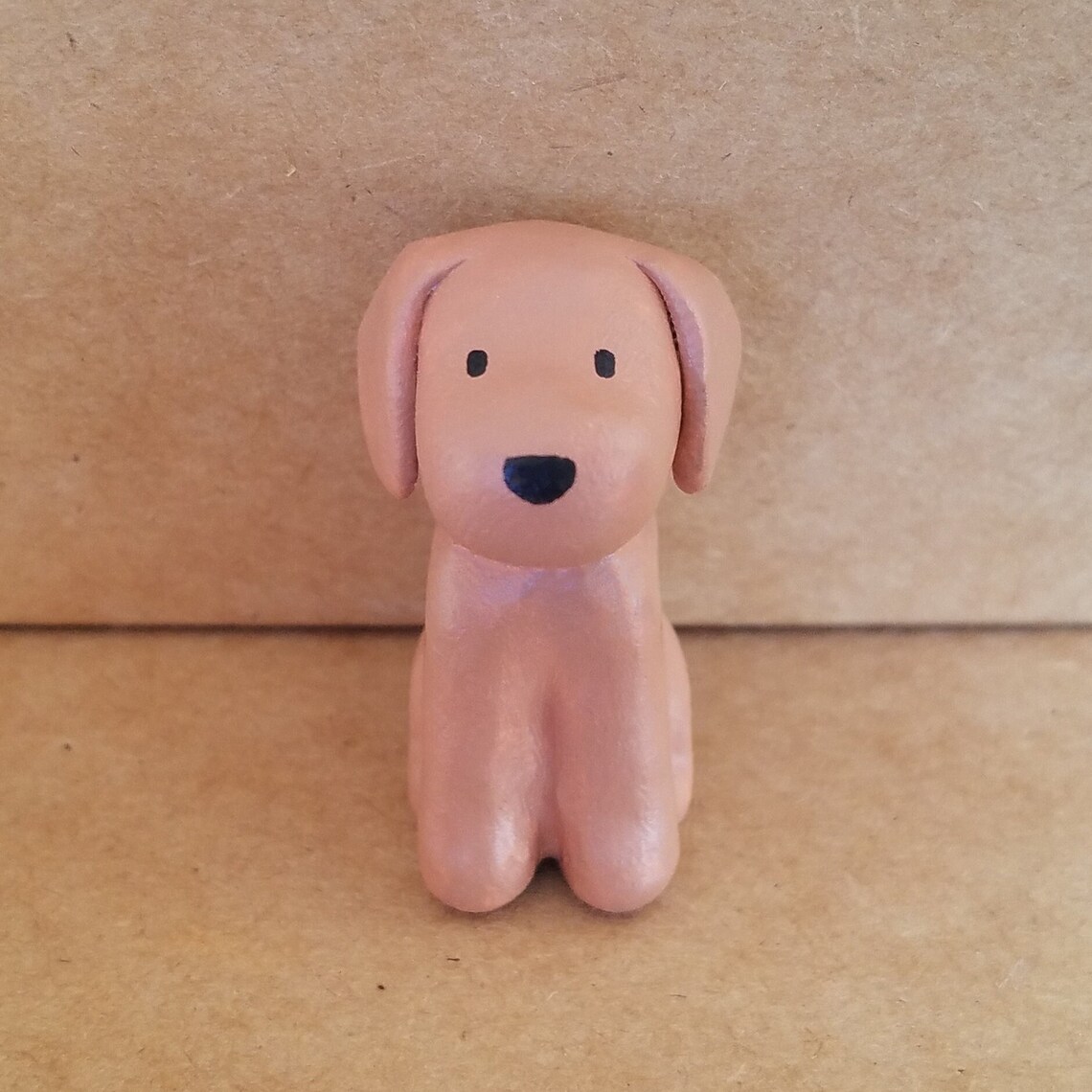 Golden Retriever Puppy Mini-figure / Customizable Clay Dog | Etsy