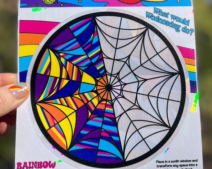 Wednesday XL Suncatcher...wednesday Addams....window Film..sticker ...