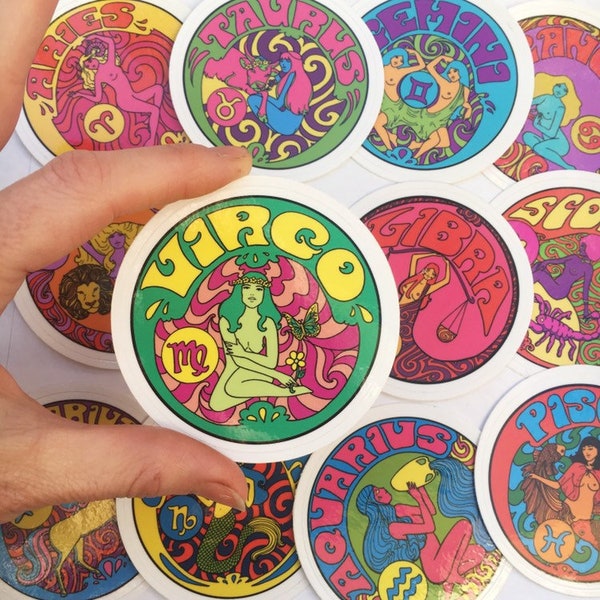 Zodiac Stickers - Etsy