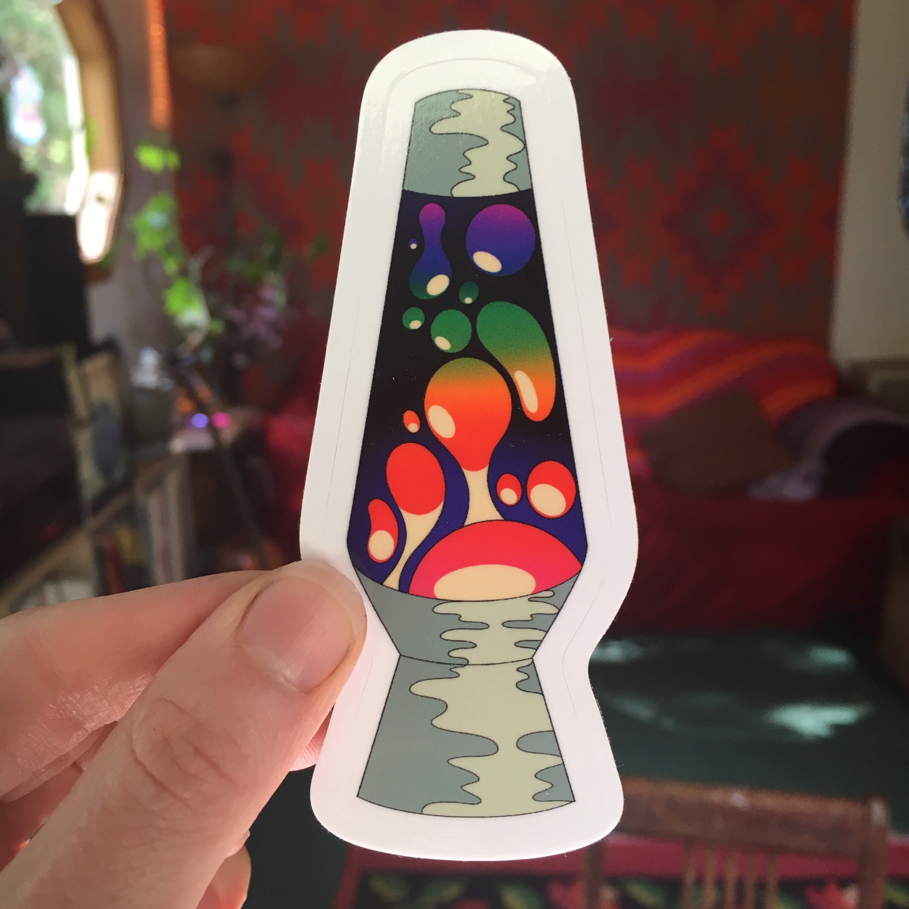 Lava Lamp...Vinyl...Laptop... Stickers...Hippie... Flower | Etsy