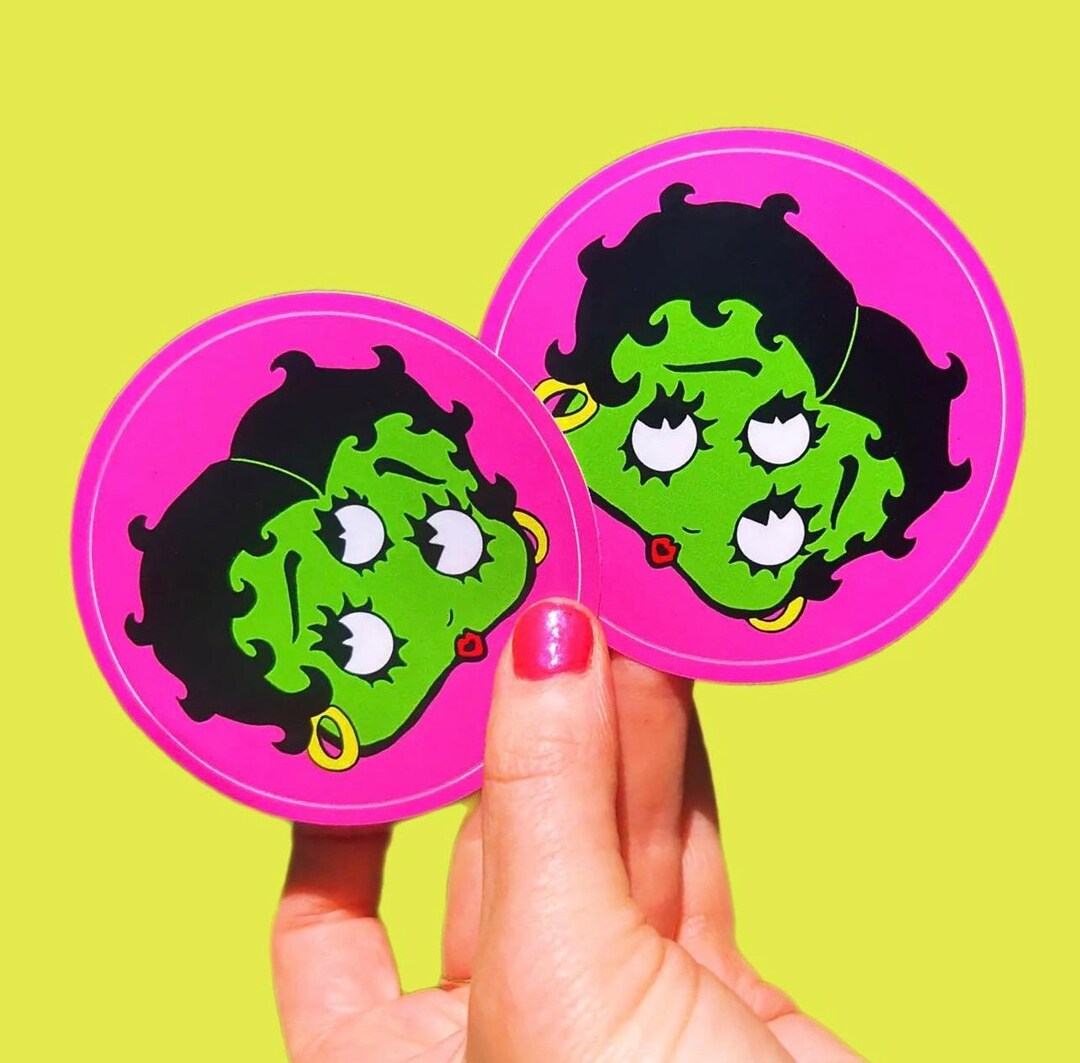 Bettie Bloop..alien Betty...vinyl... Laptop..stickers..decal..water ...