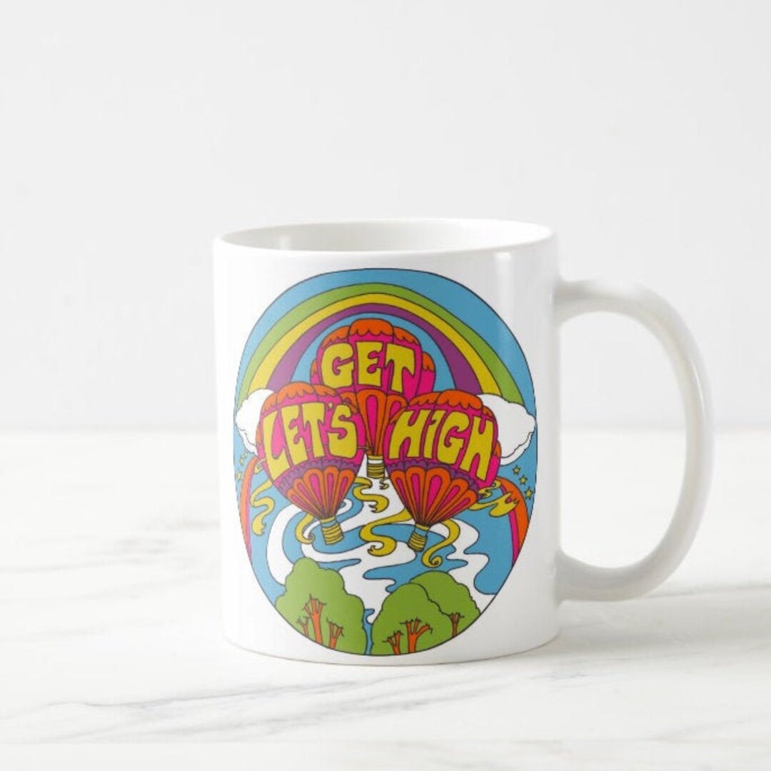 Let's Get High... Hot Air Balloons...eco-friendly Packaging...large Mug ...
