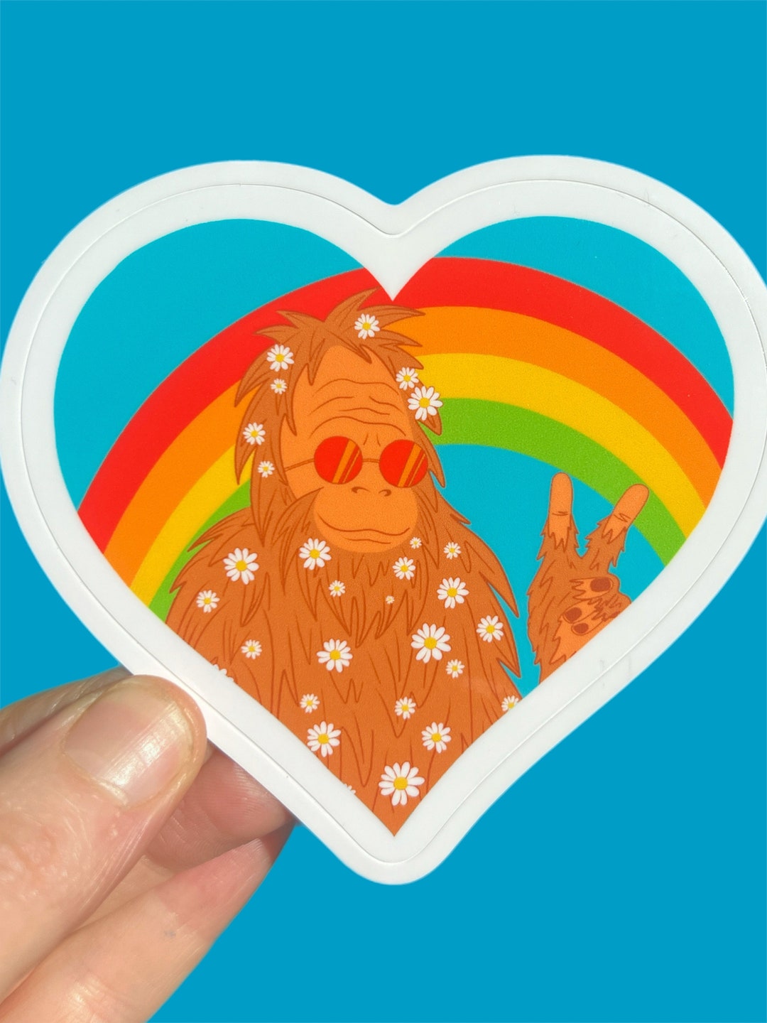 Sasquatch... Sticker... Bigfoot...wookie... Wook...vinyl...laptop ...