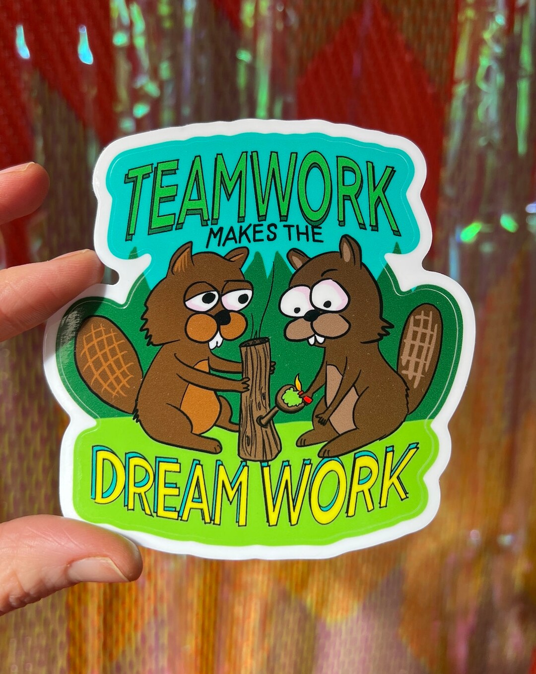 Teamwork Makes the Dream Work...sticker... Vinyl... Laptop... - Etsy