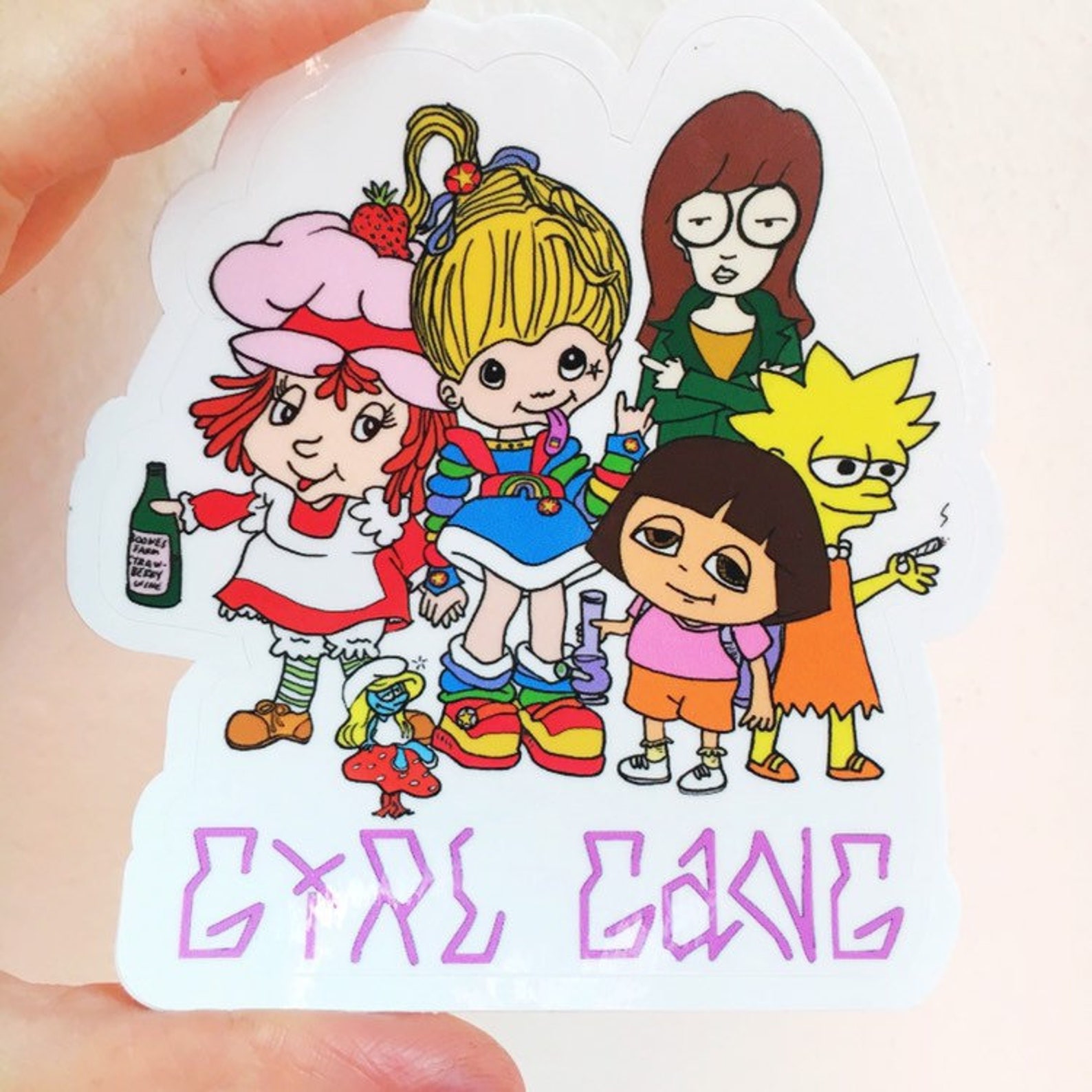 Girl Gang Sticker...sticker... Vinyl... Laptop... | Etsy