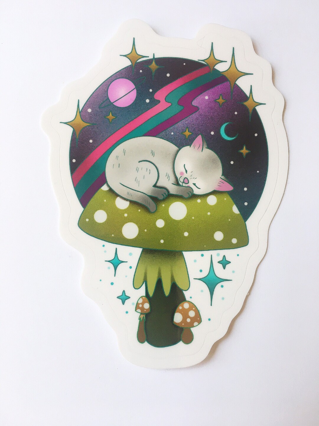 Space Kitty Sticker...sticker... Vinyl... Laptop... - Etsy
