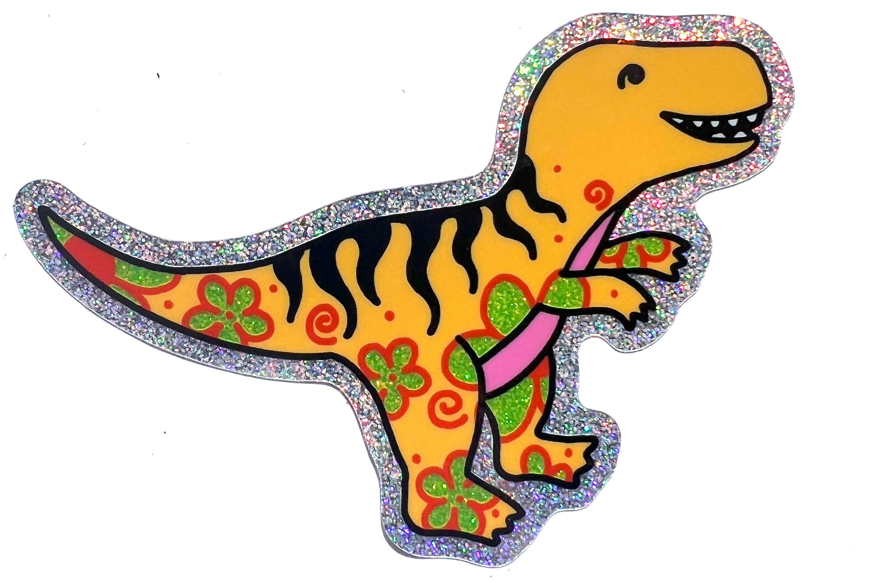 Dino Party... Dinosaur Stickers...trex Brontosaurus Triceratops...vinyl ...
