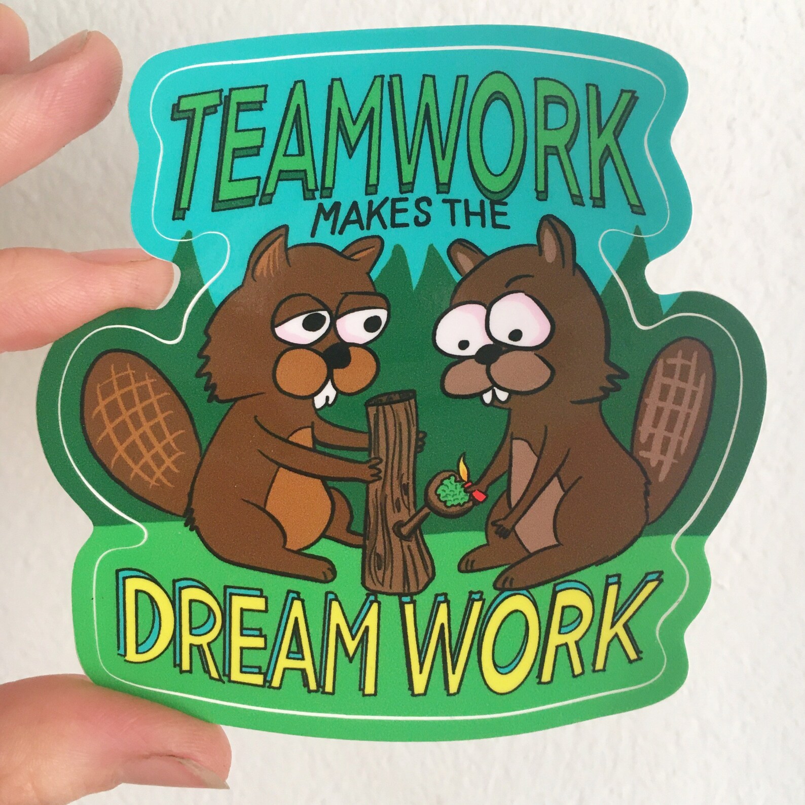 Teamwork Makes the Dream Work...sticker... Vinyl... Laptop... - Etsy
