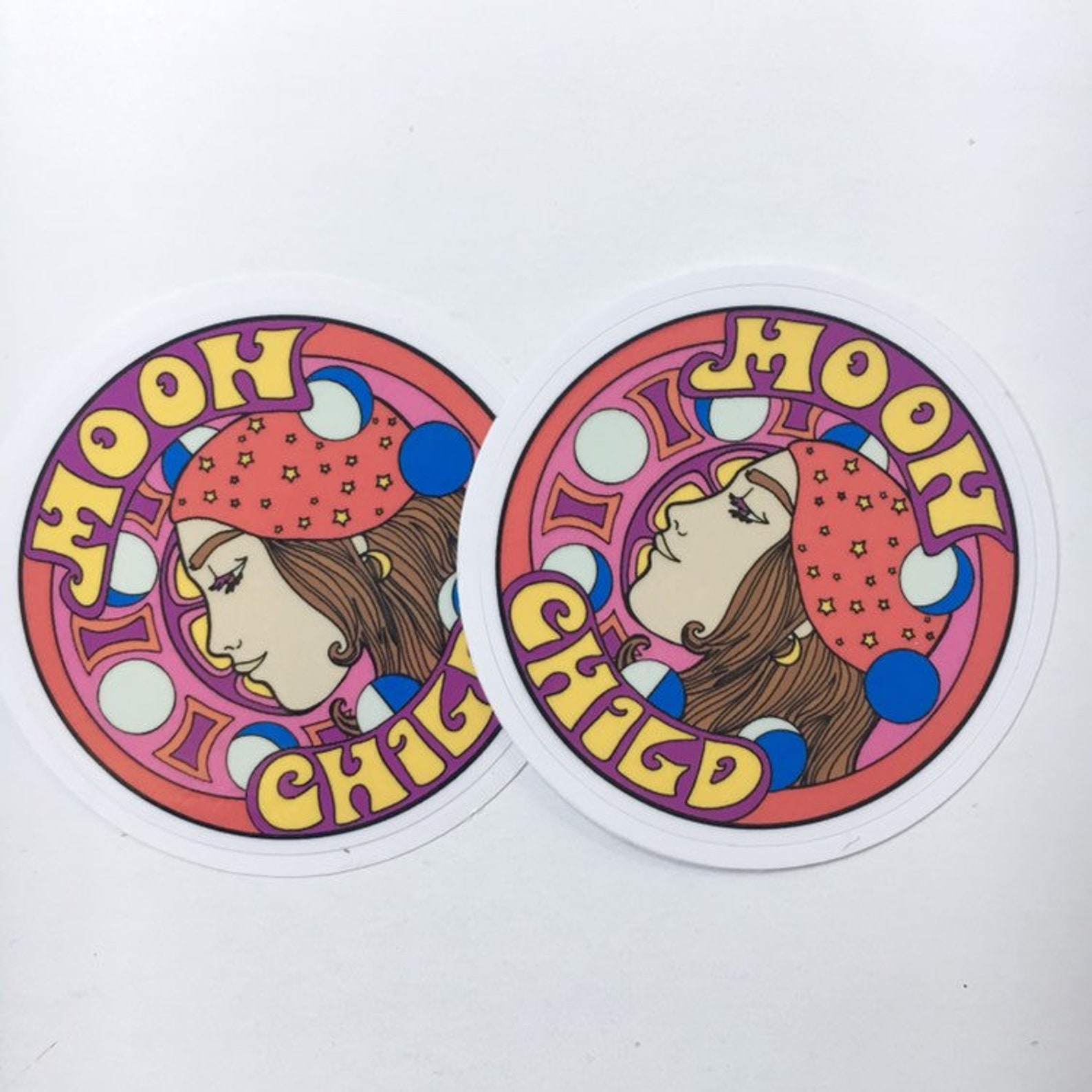 Moon Child Sticker...water Bottle... Laptop...moon Phase... - Etsy