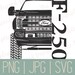F250 Truck Graphic Customized F250 Truck Decal F250 Unique Truck ...