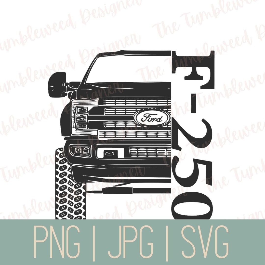 F250 Truck Graphic Customized F250 Truck Decal F250 Unique Truck ...