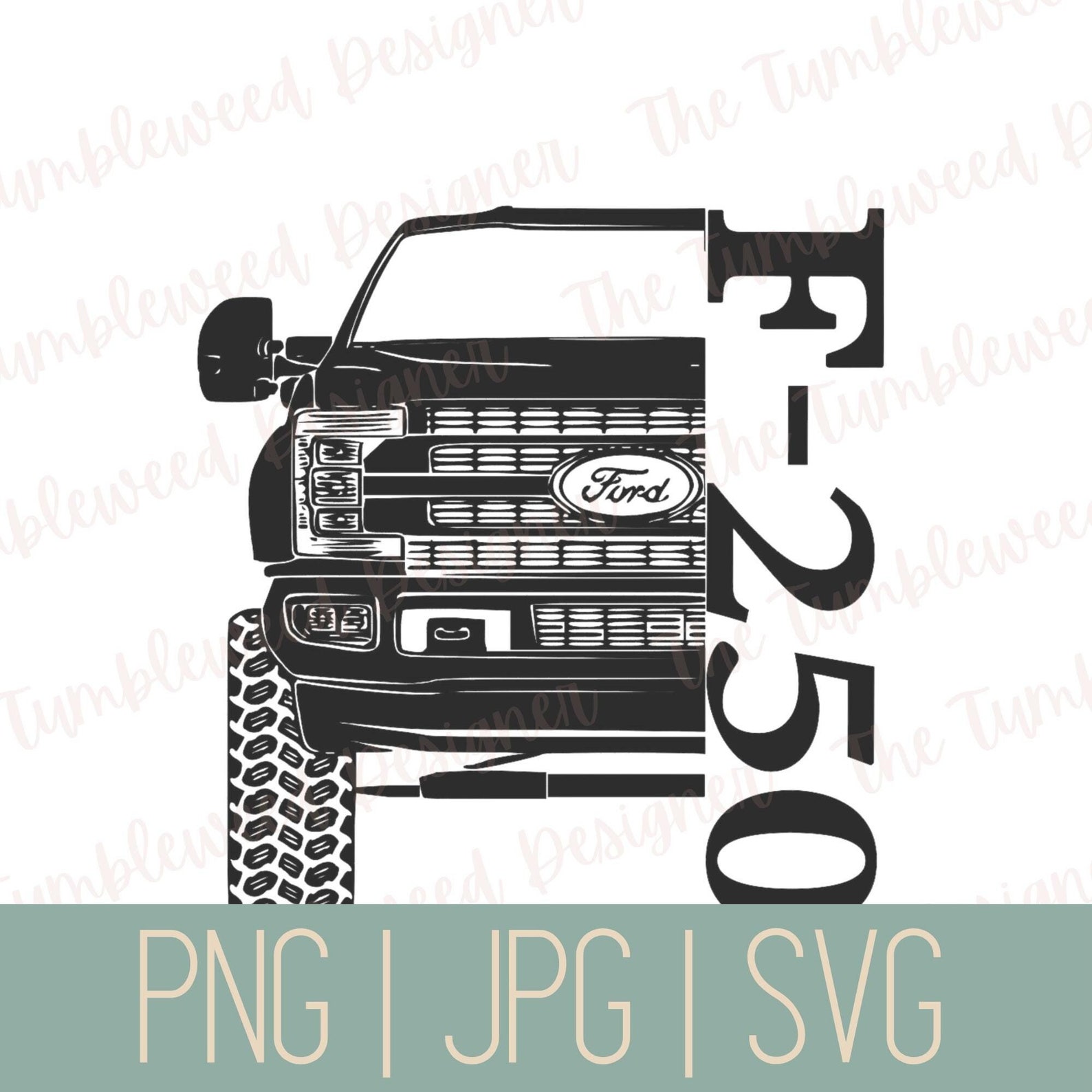 F250 Truck Graphic Customized F250 Truck Decal F250 Unique Truck ...