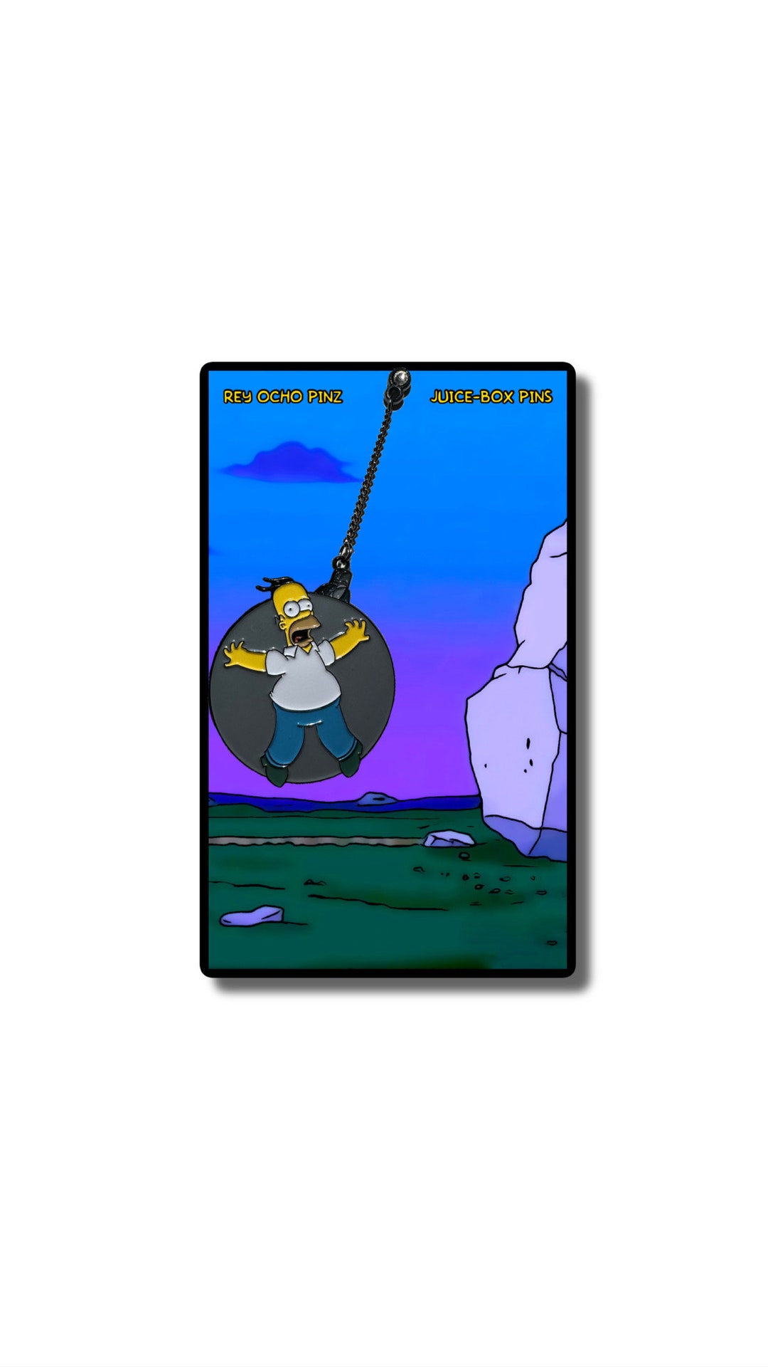 Homer Wrecking Ball W/ Chain Pin - Etsy