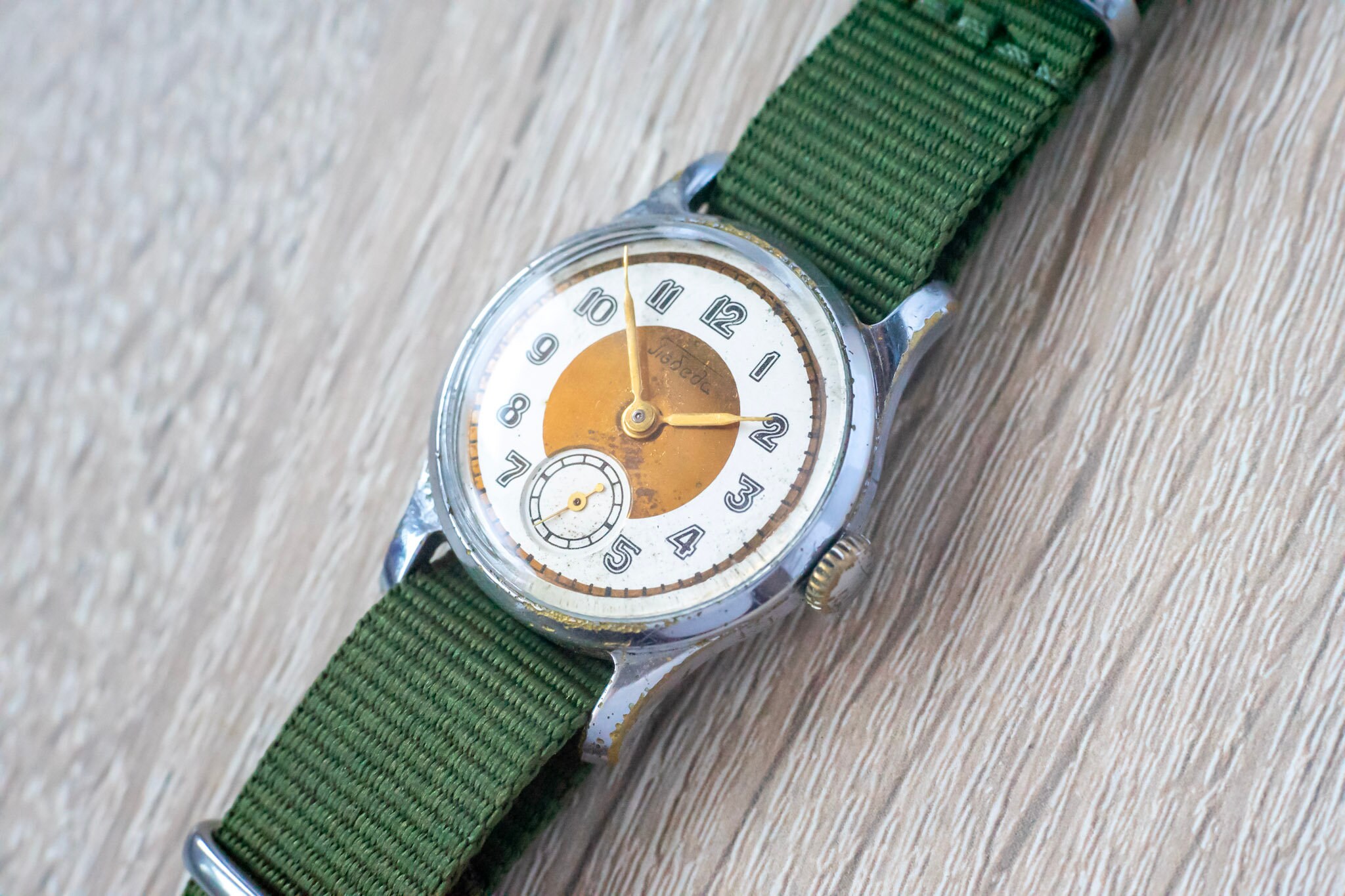 Vintage Mechanical Wind up Watch POBEDA ZIM New Strap Serviced USSR 70 ...