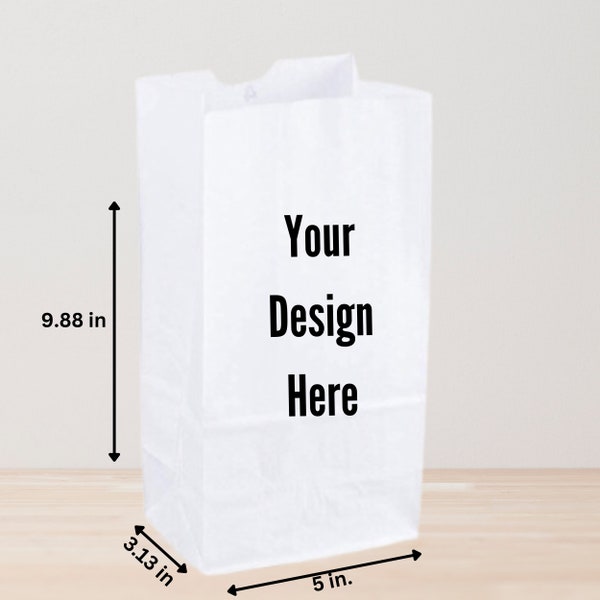 Paper Lunch Sack - Etsy