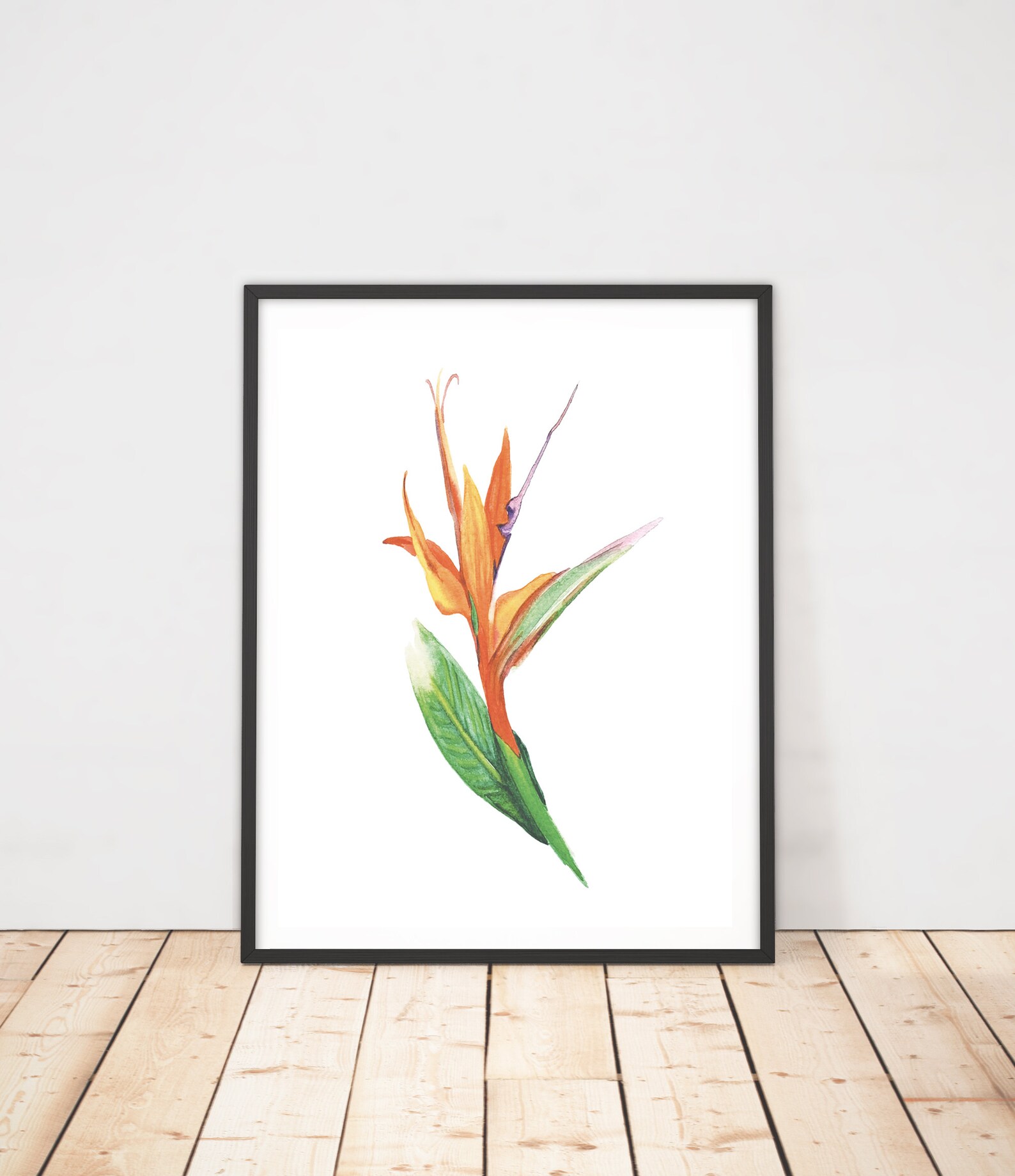 Tropical Flowers Printable Art Set of 6 Prints Instant | Etsy