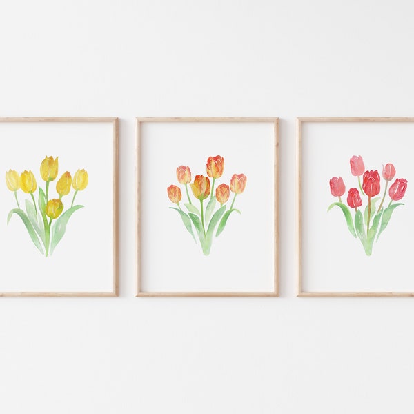 Tulip Print - Etsy