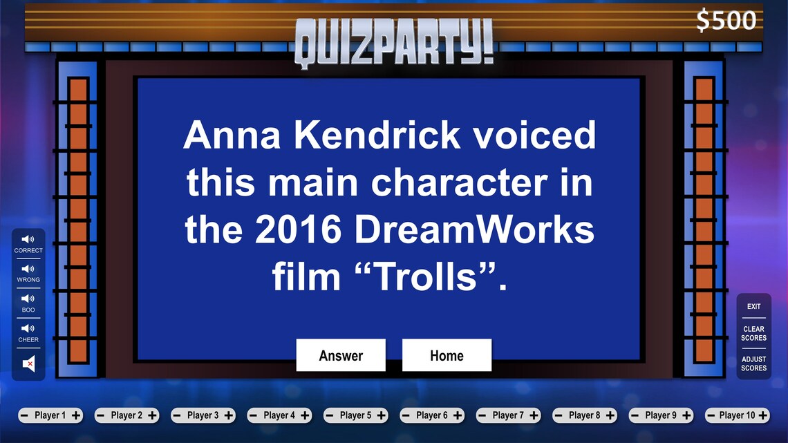 Quizparty Instant Download Party Game / Play on Zoom / PC - Etsy