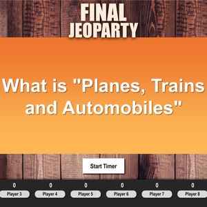 Thanksgiving Trivia & Jeoparty Powerpoint Party Game Templates / PC ...