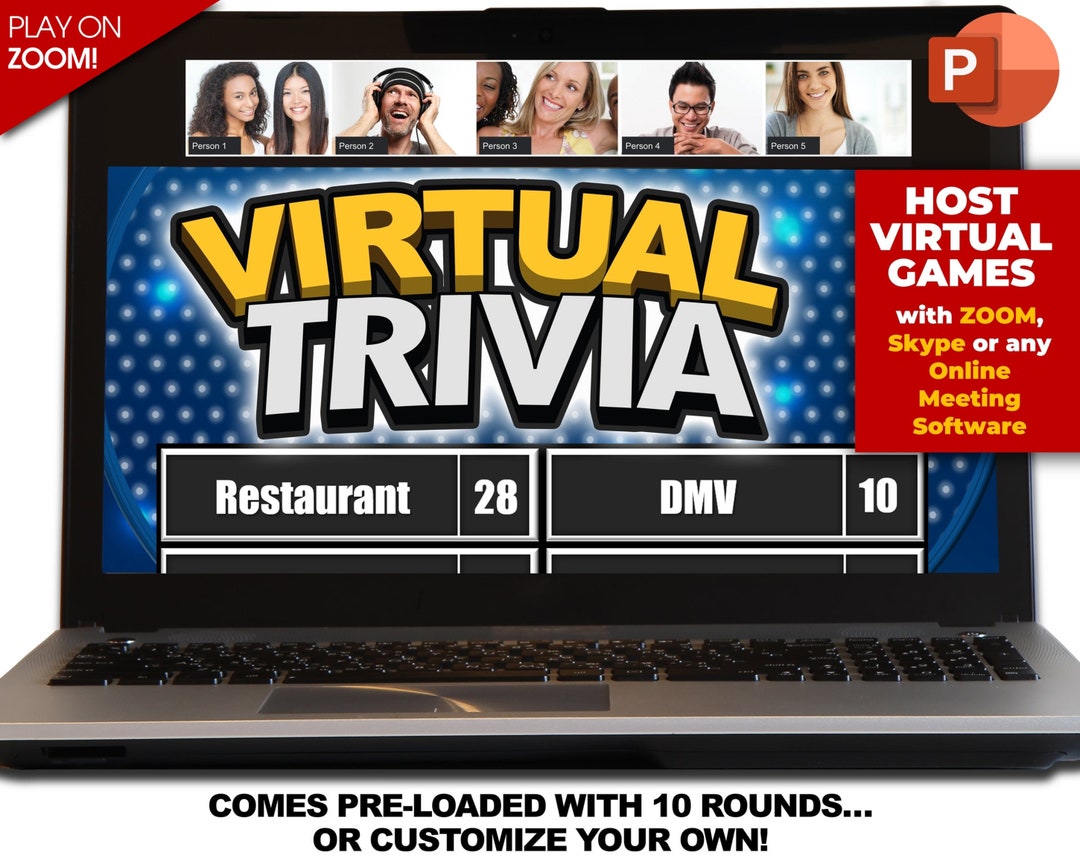 Virtual Trivia Party Game Download / Play on Zoom! / PC, Mac, Iphone ...