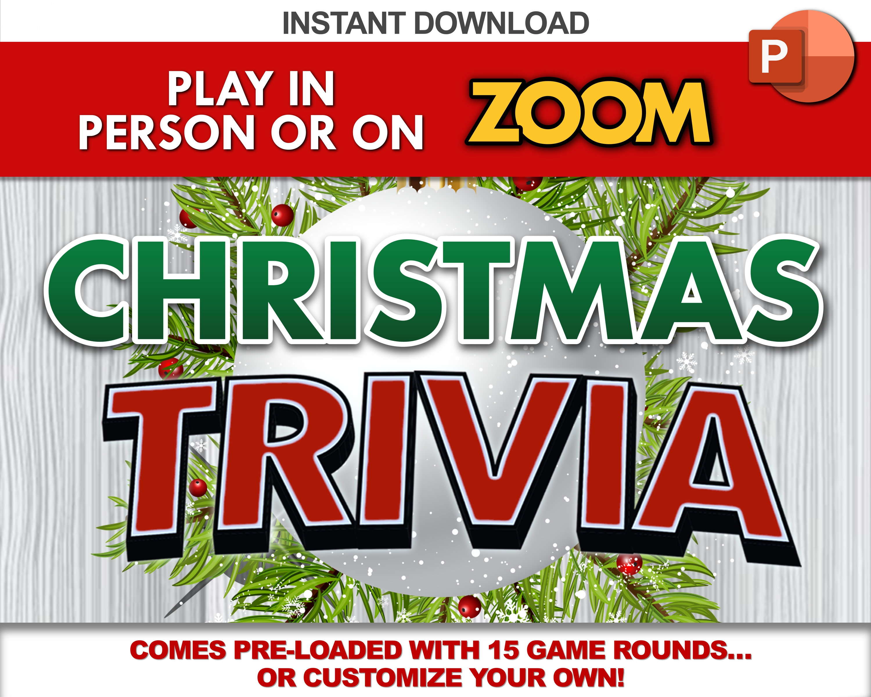 Christmas Trivia With Scoreboard / PC, Mac, Ipad, and iPhone ...
