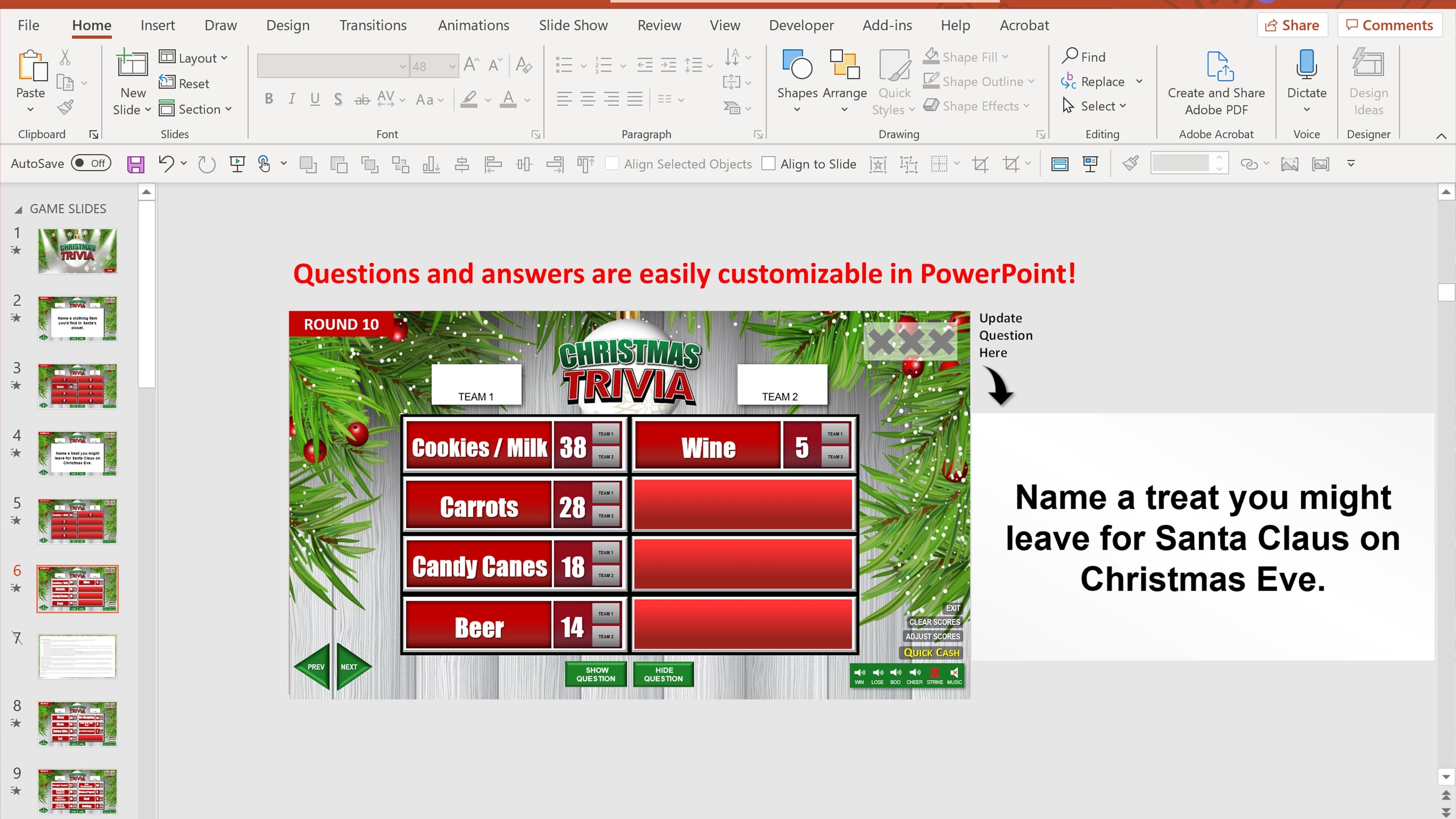 Holiday Party Trivia Bundle With Scoreboards! PC, Mac, iPad & Iphone ...
