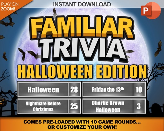 Halloween Trivia Powerpoint Template