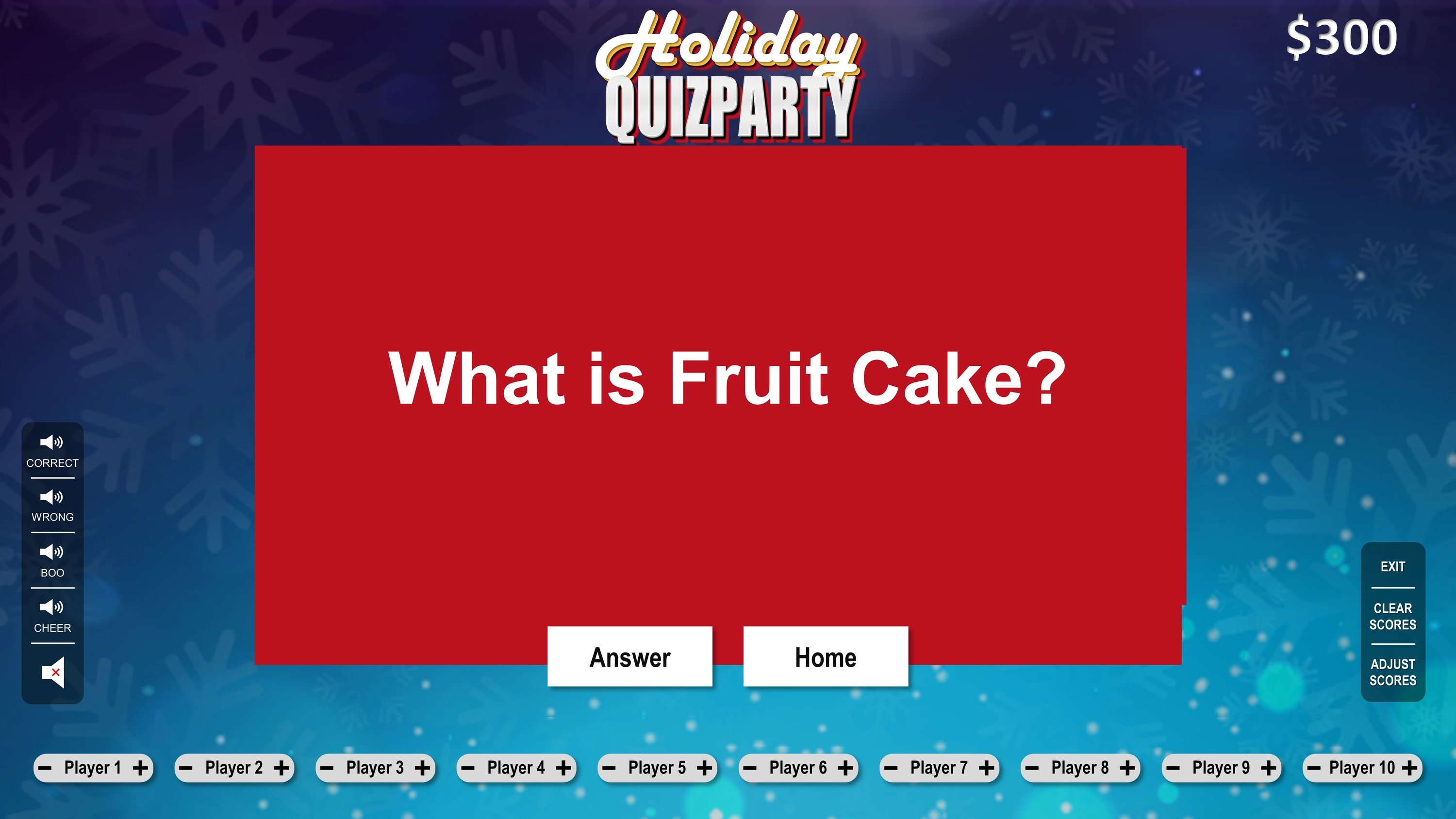 Holiday Quizparty Powerpoint Game W/ Scoreboard / PC, Mac, iPad and ...
