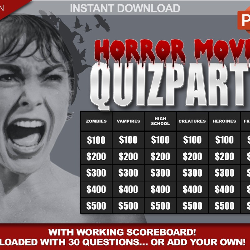 Halloween Jeopardy - Etsy