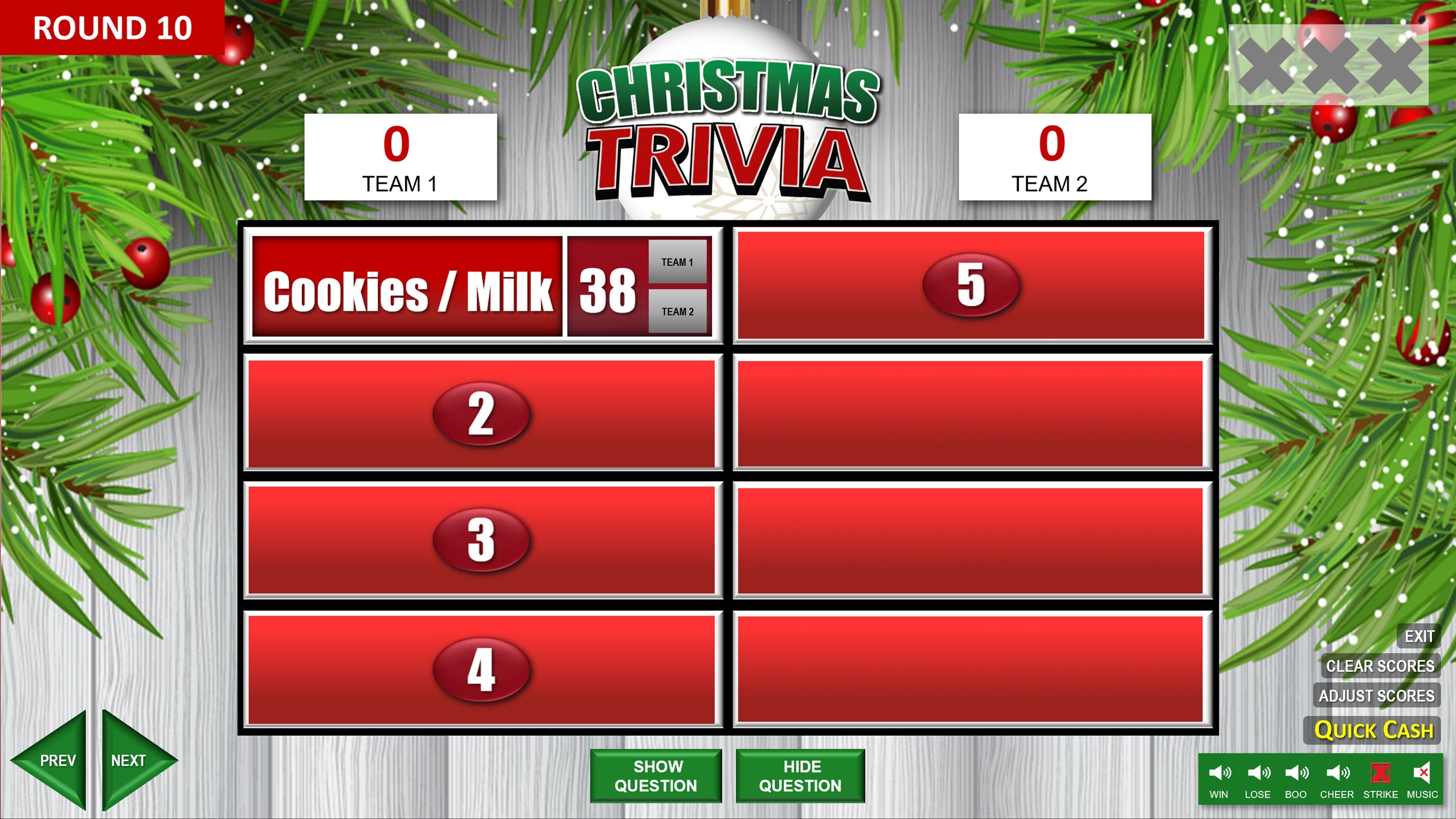 Christmas Trivia With Scoreboard / PC, Mac, Ipad, and iPhone ...