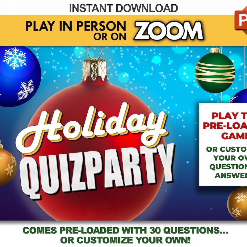 Christmas Jepordy - Etsy