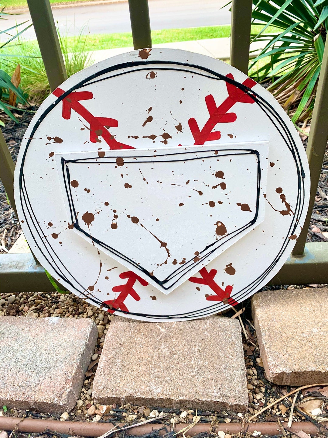 3D Baseball Door Hanger L Sport Door Hanger L Baseball Door Sign L ...