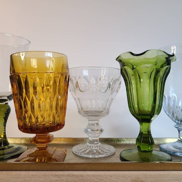 Rustic Glassware - Etsy