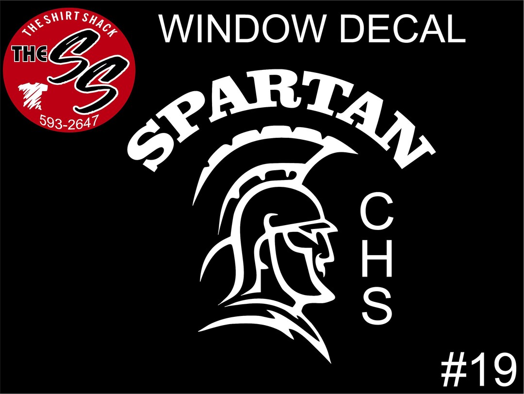 Spartan CHS Vinyl Decal Sticker / Decal for Cars Laptops - Etsy