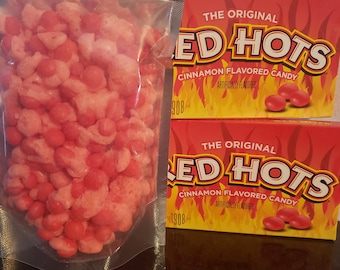 Freeze Dried Mini Red Hots Candy, 2.2 Oz - Etsy