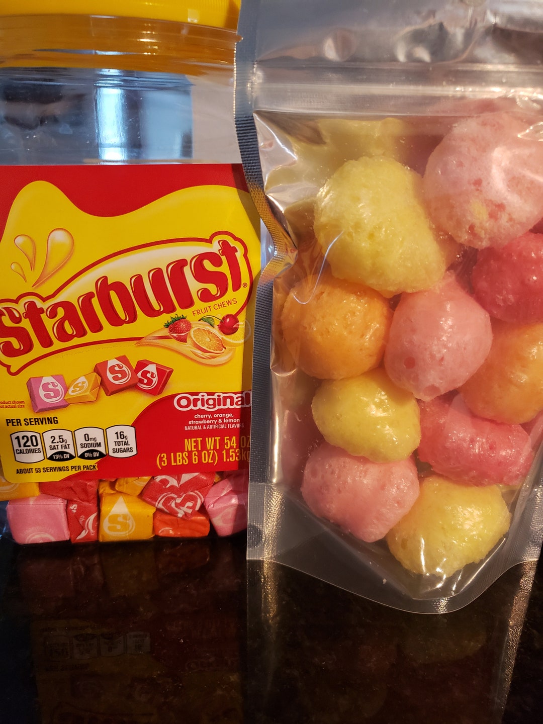 Freeze Dried Starburst Freeze Dried Candy Freeze Dried Treats - Etsy