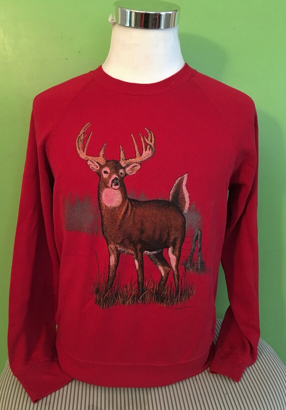 1980s Buck Deer Animal Hunter Hunting Art Artwork Wes… - Gem